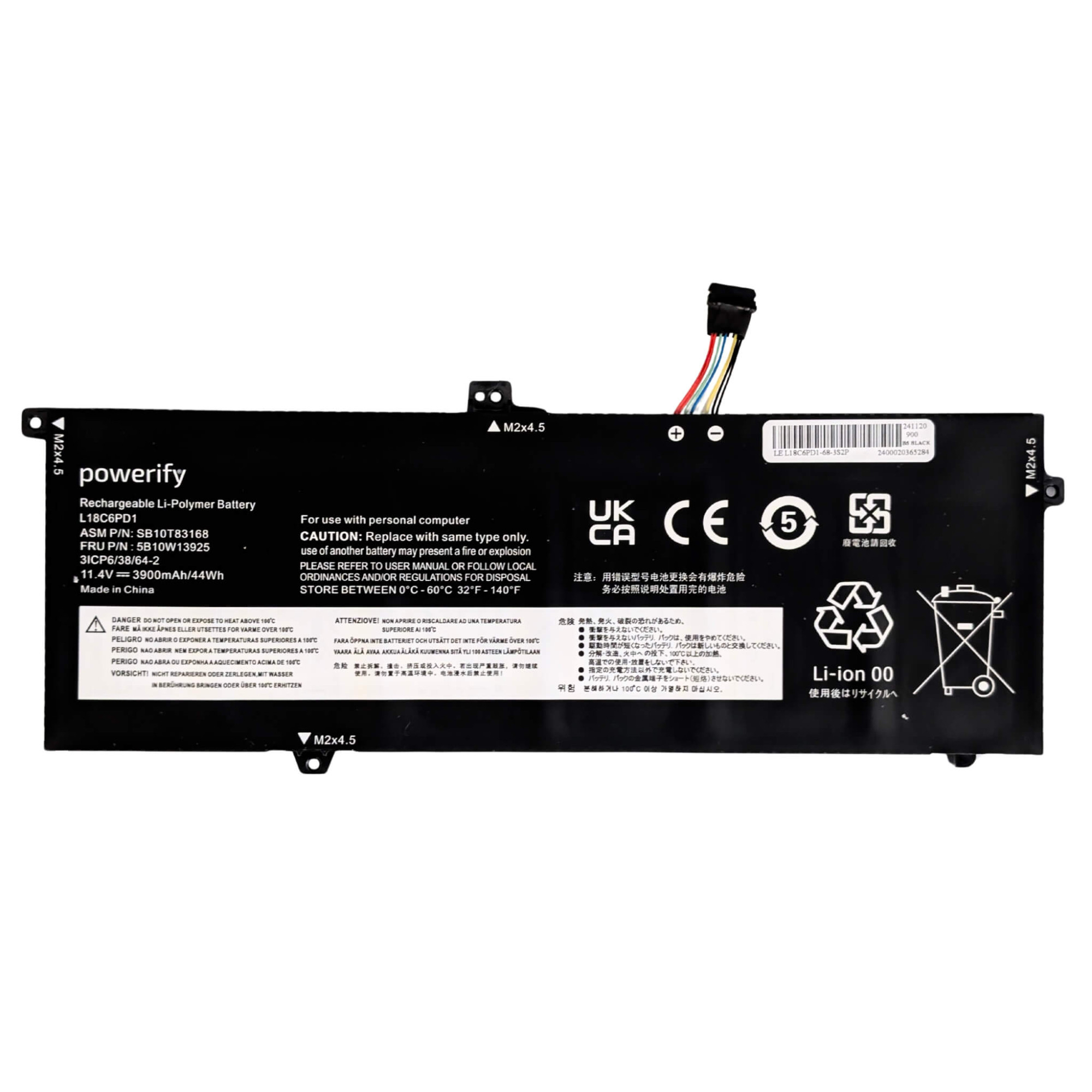 Buy Lenovo ThinkPad X390 X13 Gen 1 Replacement Battery