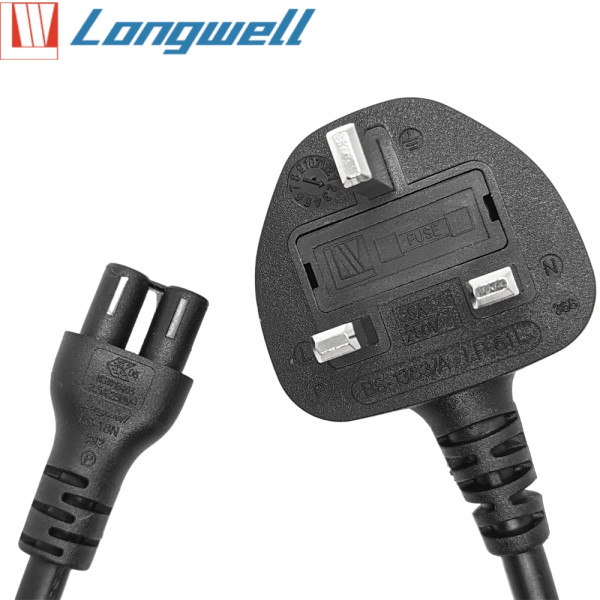 Figure 8 C7 Power Cable with UK Plug | Softhands Solutions Ltd
