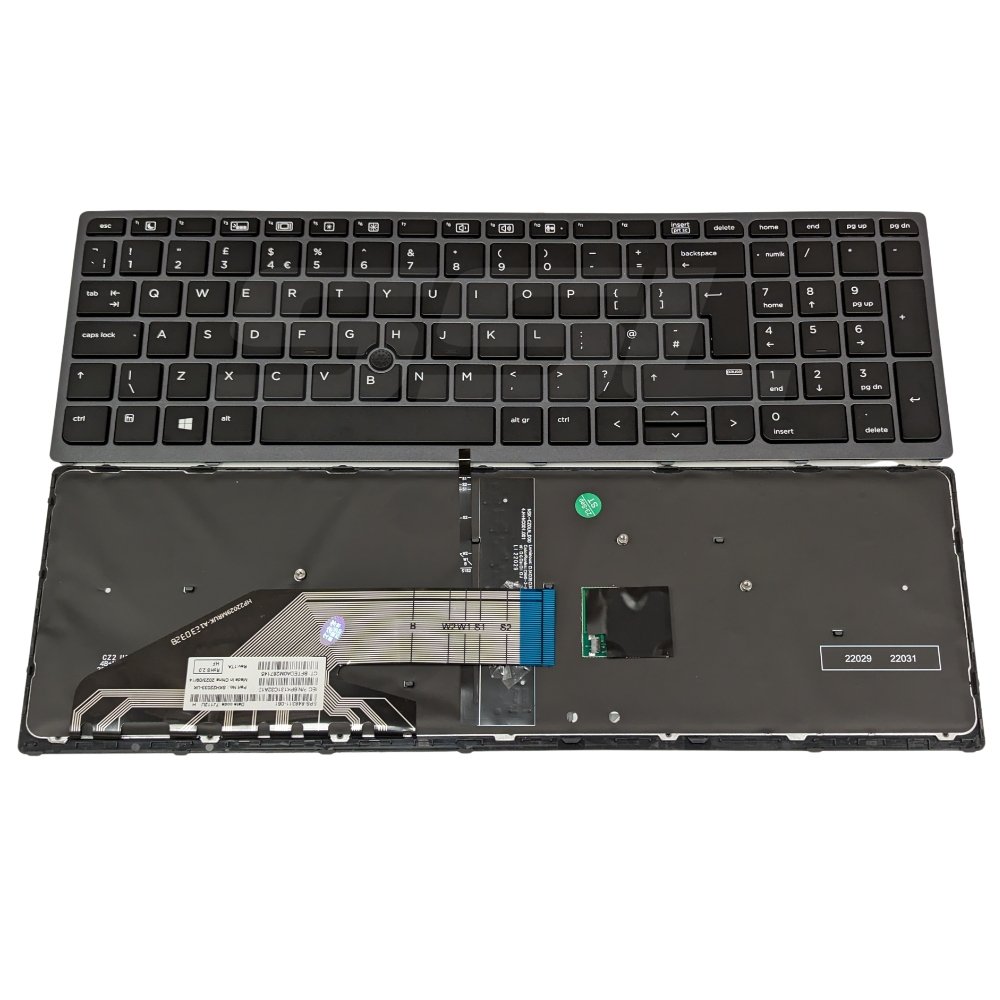 HP Zbook 15 G3 17 G3 UK Keyboard | Next Day Delivery